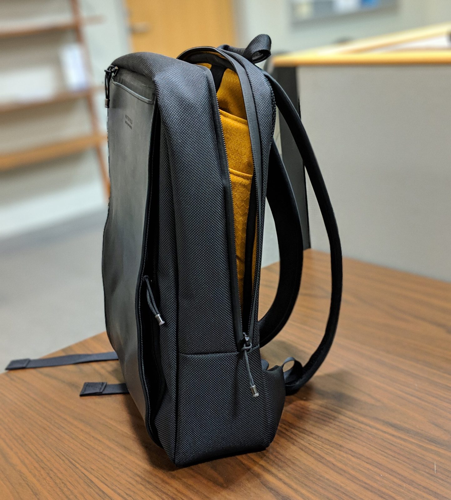 Front bottom pocket – Sutter Slim Backpack by WaterField Designs Review ...