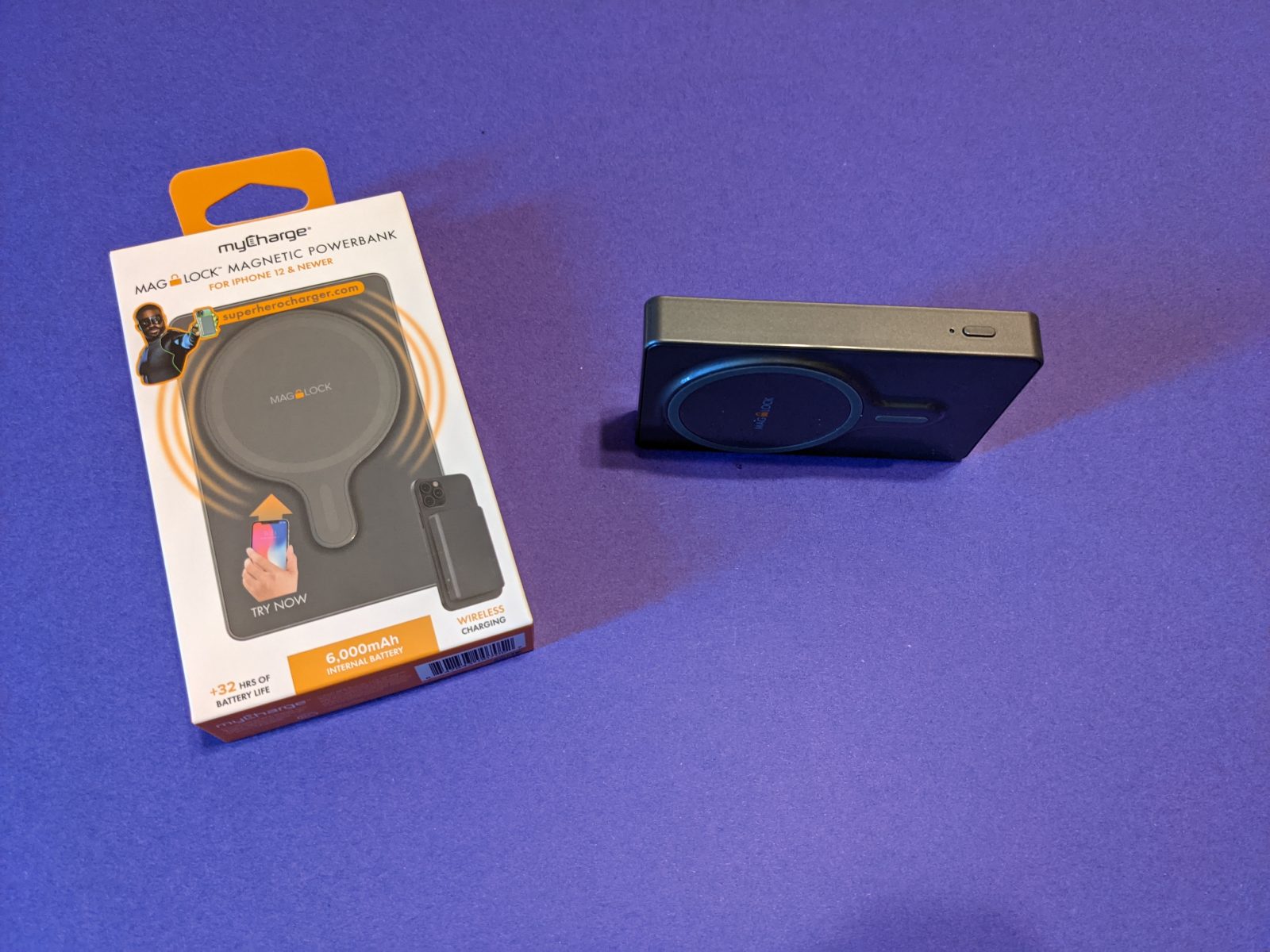 myCharge – MagLock 6000mAh Wireless Magnetic MagSafe Powerbank Portable ...